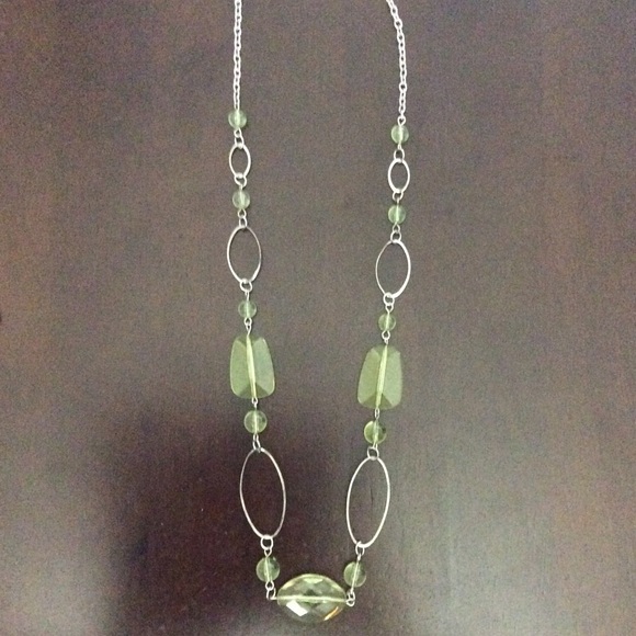 Jewelry | Lime Green Beaded Necklace | Poshmark